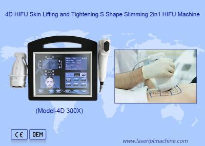 2 in 1 Liposonic ボディシェーピング フェイススキンリフト しわ除去 4D HIFUマシン