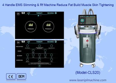 China Fat Burning Rf Ems Body Shaper Four Way Four Control Device HI-EMT Machine for sale