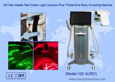 China 532 Nm Green Light Laser Red Light 10d Laser Fat Reduction Ems Abdominal Machine for sale