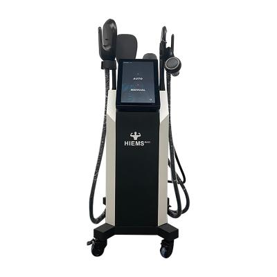 China HIEMT 5Handle Magnetic PEF RF Face Machine Dual System Body Firming Slimming Machine for sale