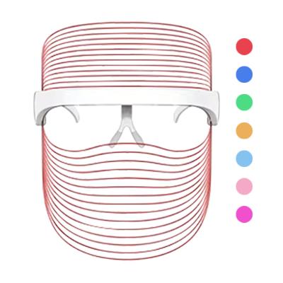 China 7 Colors  Facial LED Mask For Acne Treatment Skin Rejuvenation Wrinkle Removal for sale