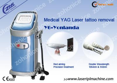 China Colorful Touch Screen Laser Tattoo Removal Machine With Multi Language Interface Program for sale