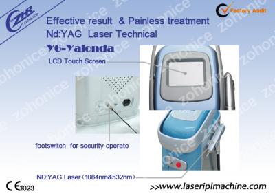 China Colorful Touch Screen Laser Tattoo Removal Machine With Multi Language Interface Program for sale