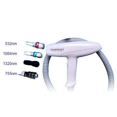 China Pigment Tattoo Removal ABS Handheld 532nm Nd Yad Laser Handle for sale