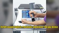 12Bar Muscle Relaxation Pain Relief Ultrasound Pneumatic Shockwave Therapy Device