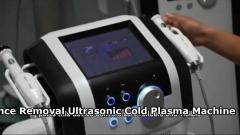Non Invasive 2 Handles Anti Aging Ance Removal Ultrasonic Cold Plasma Machine