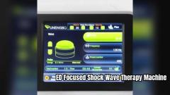 10Bar 180hz High Frequency Body Rehabilitation ED Focused Shock Wave Therapy Machine