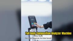 8 Point Contact Electrode Fat Scale Measurement Body Composition Analyzer Machine