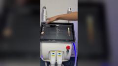 Dual Handle 3000W Q Switched Nd Yag Laser 808 Diode Picosecond Laser Hair Removal Machine