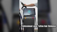 Dual Handle Picosecond Tattoo Removal 3Wavelength 755nm 1064nm 808nm DiodeLaser Pigment Removal Mach