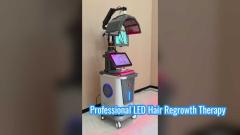 Red Laser Therapy Machine Hair Regrowth Scalp Care Refreshing Touch Screen hair growth treatment mac