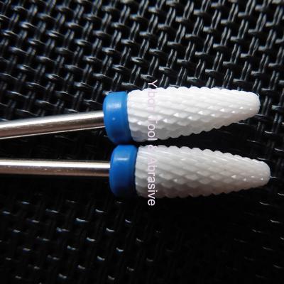 China 3/32" Shank Ceramic Nail drill bit Gel Removal Polishing Tool Pedicure Manicure for sale