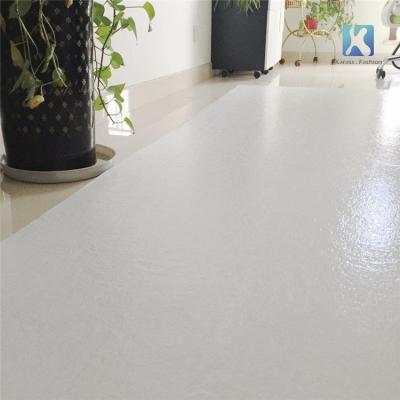 China Eco-Friendly White and Grey Painter Cover Self-Sticky Fleece Mat Rolls for sale