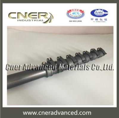 China Carbon fiber telescopic pole of 35 feet length for window cleaning pole, and rescue pole for sale