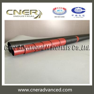 China Carbon fiber telescopic pole of 45 feet extension length for camera mast pole, carbon fibre mast for sale