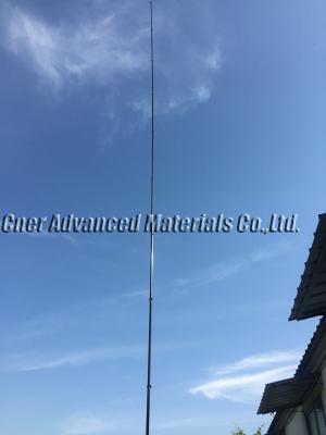 China Carbon fibre telescopic tube of 47 feet long, with new designed locking system for sale