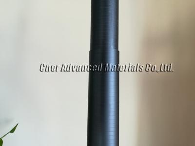 China Portable 40 ft carbon fiber telescopic gutter pole for vacuum gutter cleaning, carbon fiber tapered pole for sale