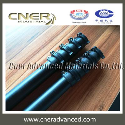 China High quality 30 feet carbon fiber telescopic pole for window cleaning water fed pole, water rescue pole, harvesting rod for sale