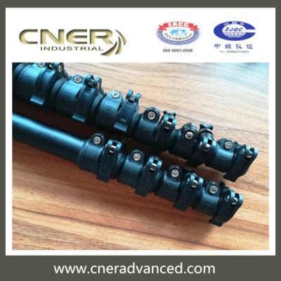China Portable 18 feet carbon fiber telescopic pole for window cleaning pole for sale