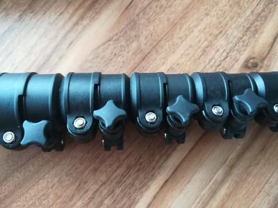 China Telescopic 25 feet carbon fiber pole with scratch matte finish for sale