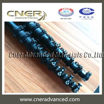 China Carbon fibre telescopic pole for water fed pole, carbon fiber water fed telescopic pole 4 feet - 65 feet long for sale