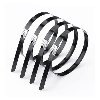 China High Strength Self Locking Stainless Steel Cable Ties Working Temperature - 60°C - 550°C for sale