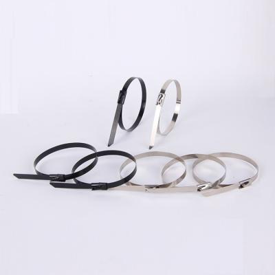 China High Temp Self Locking Stainless Steel Cable Ties UV - Resistant Halogen Free Non Toxic for sale