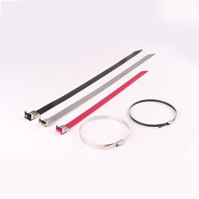China Fireproof Self Locking Stainless Steel Cable Ties Good Insulation Durable for sale