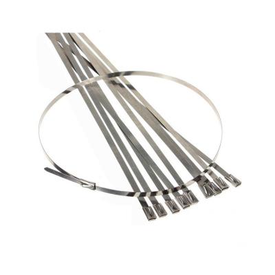 China Wing Locked Type PVC Coated Stainless Steel Cable Ties Heat Resisting Fire Retardant for sale