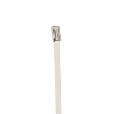 China Snap Dribbling Type Stainless Steel Locking Ties , Heavy Duty Strong Cable Ties for sale