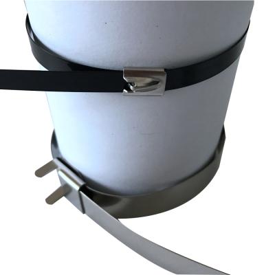 China Releasable Stainless Steel Cable Zip Ties Custom Size For Shipbuilding Industry for sale