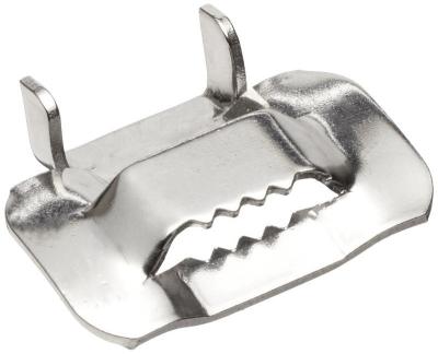 China Fire Resistant Cable Tie Accessories Stainless Steel Banding Buckles Durable for sale