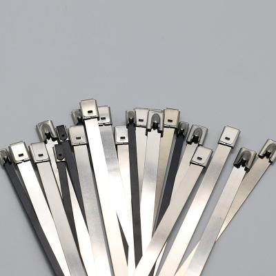 China High Tensile Strength Self Locking Stainless Steel Cable Ties For Free Sample for sale