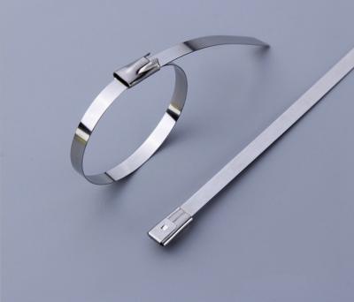 China UL Releasable Stainless Steel Cable Ties Customizable Inch Adjustable for sale
