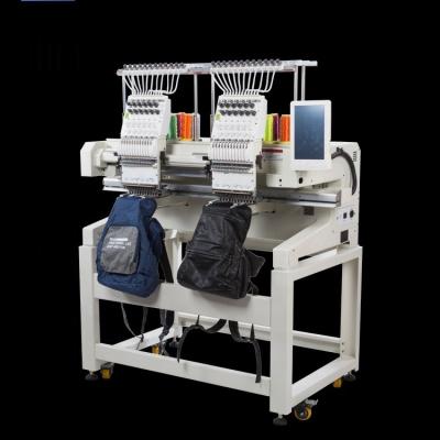 China 6/9/12/15 Needles Double Head Embroidery Machine , Hat Embroidery Machine for sale