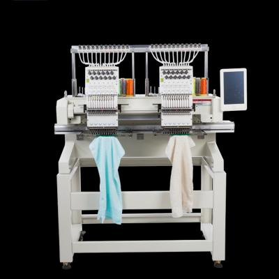 China High Precision Computerized Double Head Embroidery Machine With 15 Needles for sale