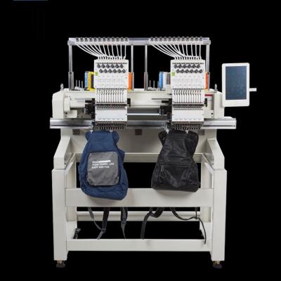 China Flat / T Shirt  / Shoes Double Head Embroidery Machine Like Brother Embroidery Machine for sale