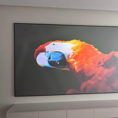 中国 大視角固定フレームスクリーン 80インチ - 120インチ アルルプロジェクタースクリーン 販売のため