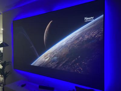 China 16:9 ALR Projection Screens Long Throw Fixed Frame Projector Screens 3D for sale