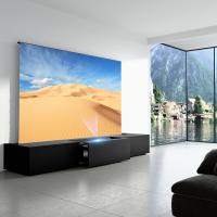Quality Black Telescopic TV Cabinet Smart UST Projector Furniture Customized for sale