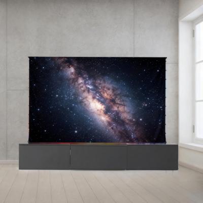 China Smart Motorised Laser TV Cabinet with Formaldehyde-Free MDF Board and Custom Size/Color Options for sale