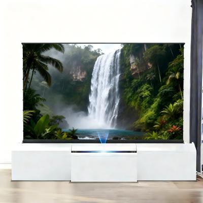 China Modern Home Theater Solution Automated Telescopic Laser TV Cabinet for Laser Projectors for sale