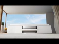 Intelligent Motorised Laser TV Cabinet Customized Projection Screen Cabinet with Projector Screen