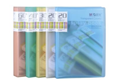 China Os 40 bolsos coloridos indicam o livro, pasta de ficheiros plástica de M&G, tamanho A4 à venda