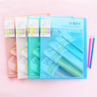 China O tamanho plástico superior da pasta de ficheiros A4 de M&G, 30 bolsos coloridos indica o livro à venda