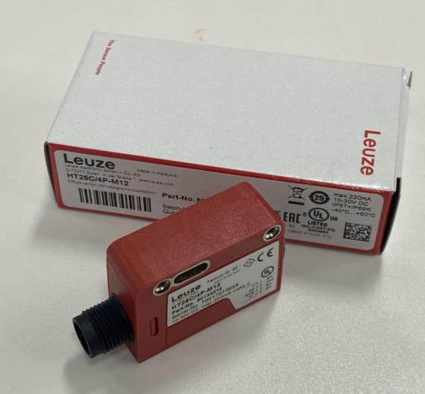 Quality HT25C/4P-M12 Leuze Laser Sensor Energetic Diffuse Sensor 250mm Range IP67 10-30V DC for sale
