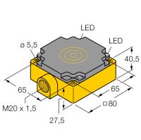 Quality Turck NI50-CP80-VP4X2 - IP67 50mm Non-Contact - Industrial Heavy-Duty Stainless for sale