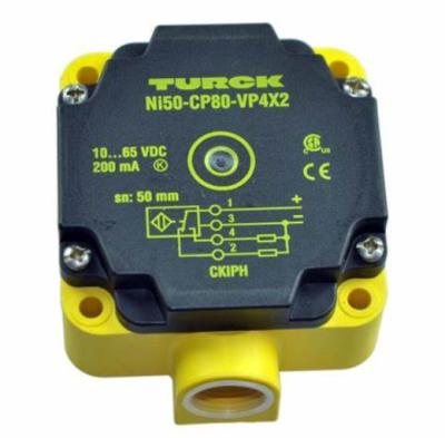 China Turck NI50-CP80-VP4X2 - IP67 50mm Non-Contact - Industrial Heavy-Duty Stainless - Inductive Sensor for sale