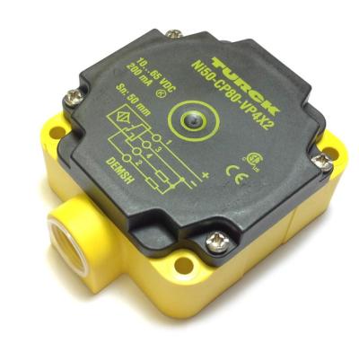 China Turck NI50-CP80-VP4X2 - IP67 50mm Non-Contact - Industrial Heavy-Duty Stainless - Inductive Sensor for sale