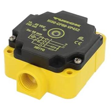 China Turck NI50-CP80-VP4X2 - IP67 50mm Non-Contact - Industrial Heavy-Duty Stainless - Inductive Sensor for sale